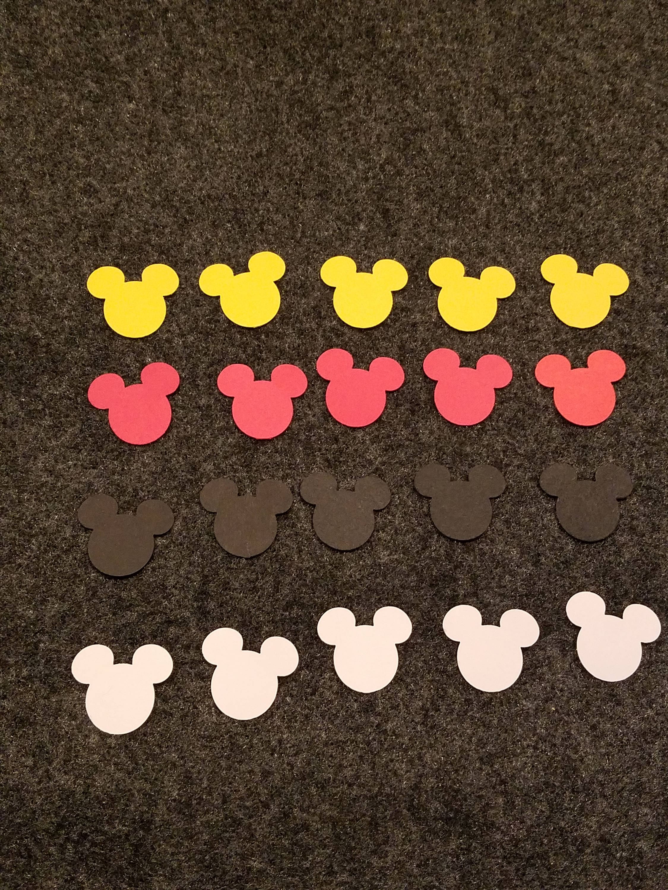 Mickey Mouse Punches Qty 50 - Etsy