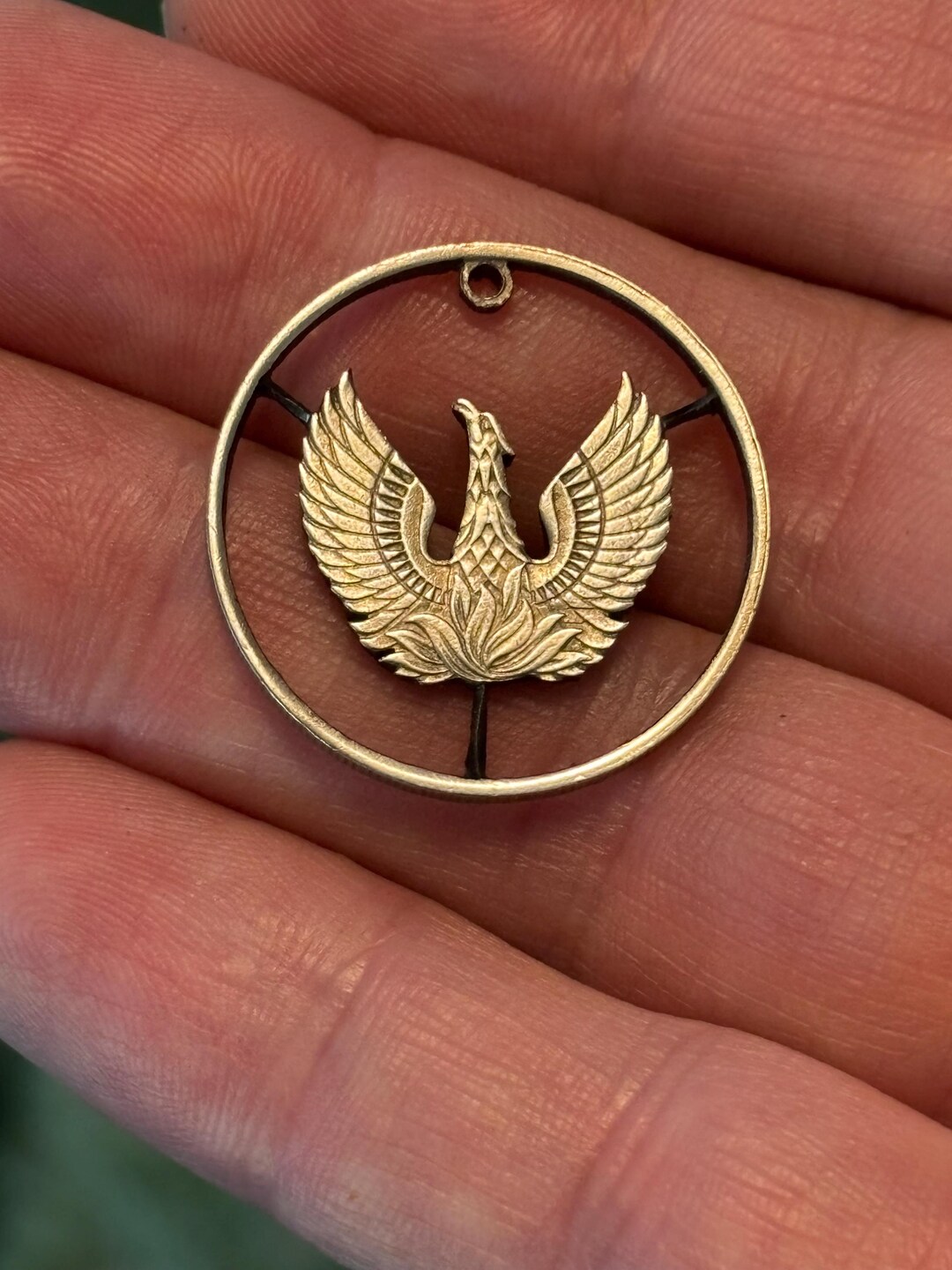 Greek Mythological Phoenix Rising From the Ashes Hand Cut From 10 ...