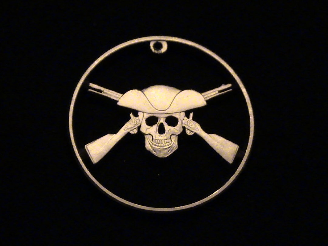 Skull & Gunbones - Revolutionary War - Jolly Roger - SOS - 999 Pure ...