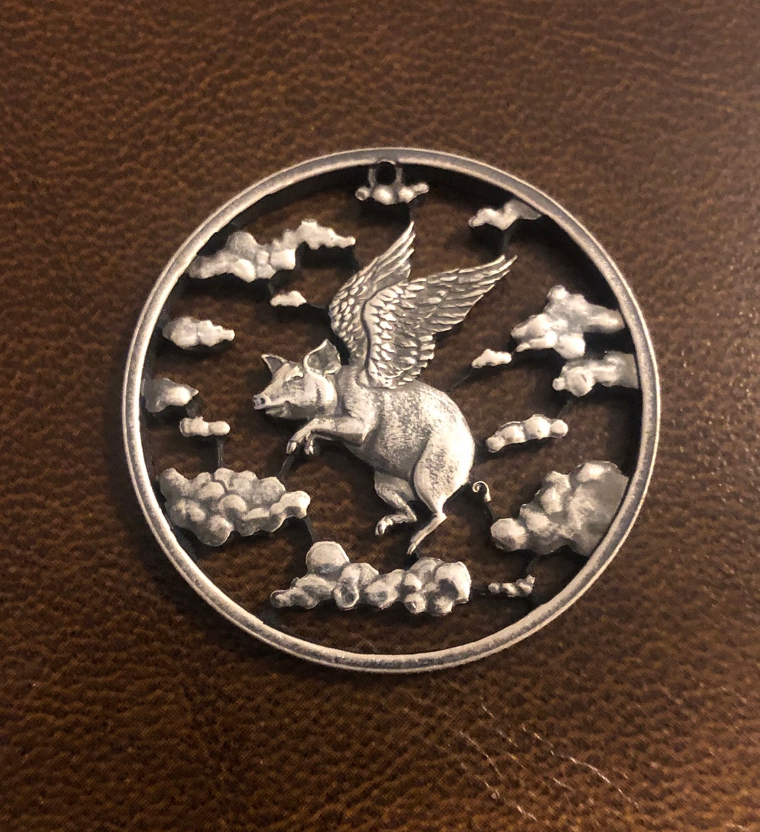Flying Pig Hand Cut Silver Bullion Round - First Time Listed - for the ...