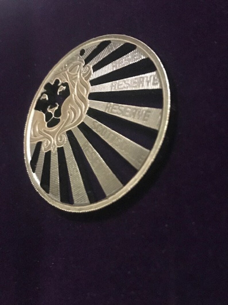 Rasta Lion Hand Cut Silver Bullion Round Cut Coin Jewelry - Etsy