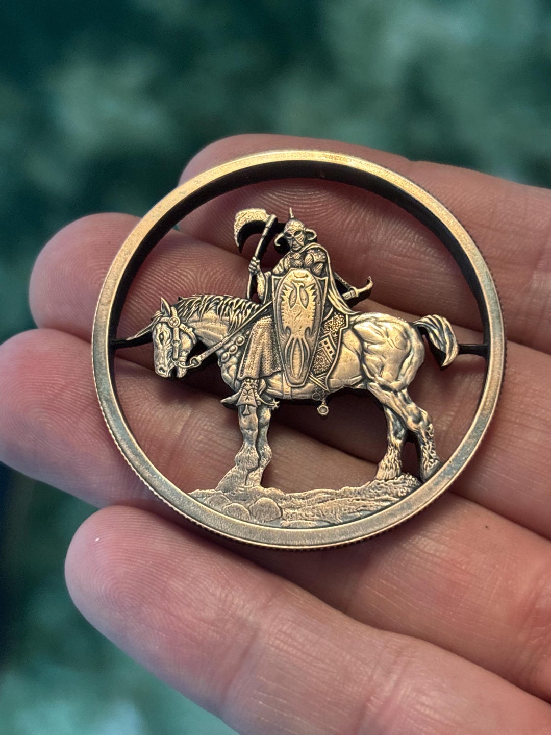 Frank Frazetta’s Masterpiece Death Dealer Hand Cut 2 Oz Copper Bullion ...