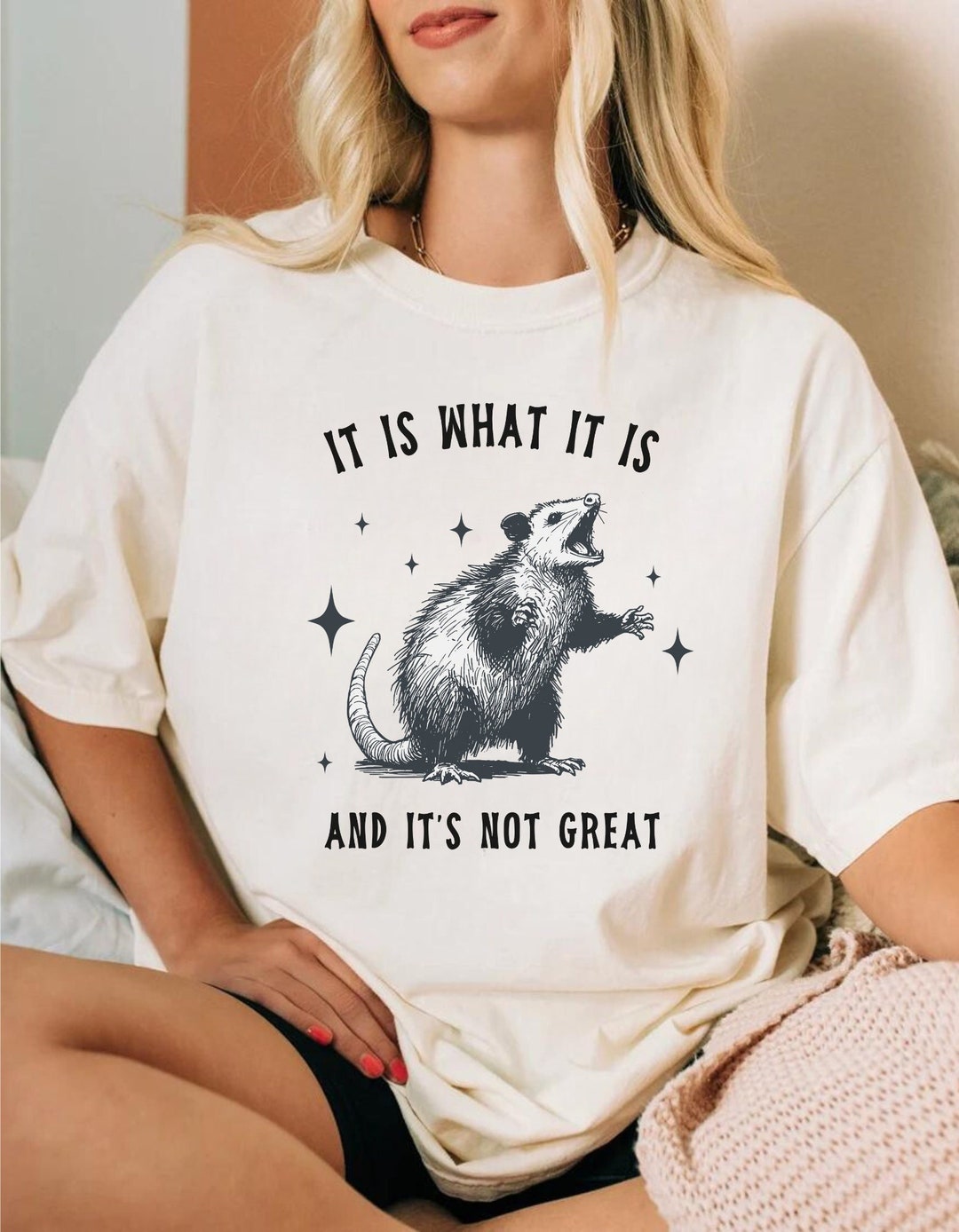 Possum Shirt Comfort Colors Oppossum Shirt Weirdcore Shirt Alt Clothing ...
