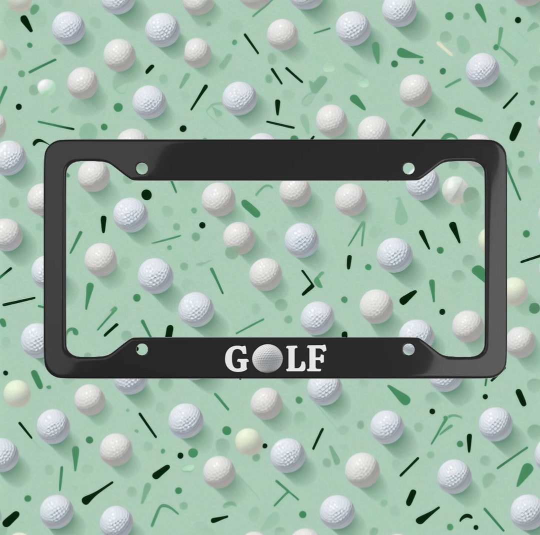 Golf License Plate Frame Golf Car Accessories Gift for Golfer Gifts for ...