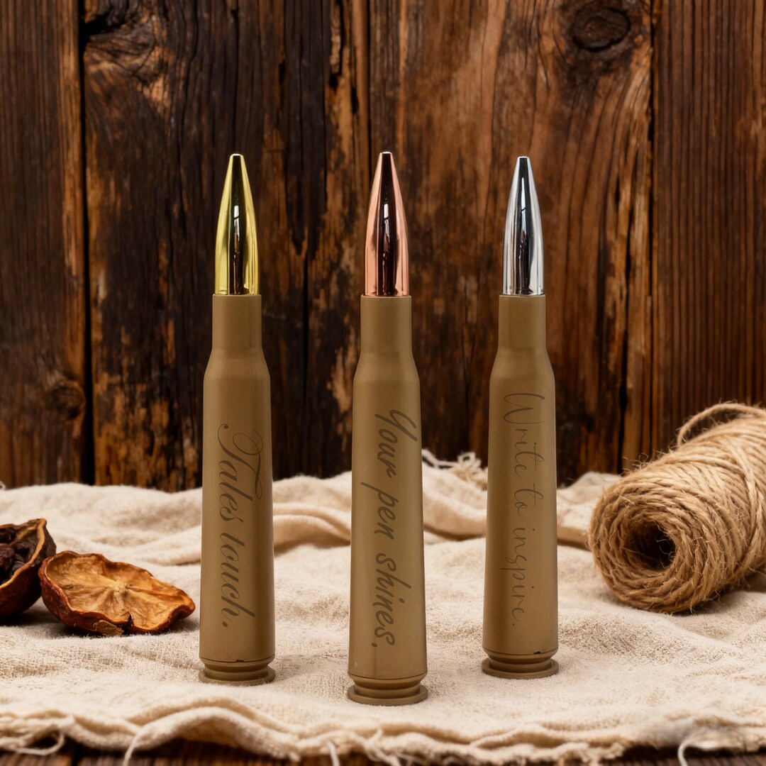 Engraved Bullet Pen, Custom Bullet Head Pens, Personalized Bullet Pen ...
