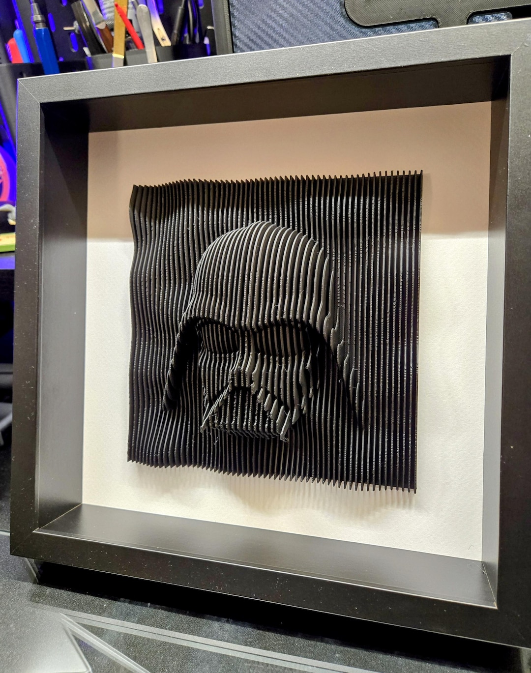 Darth Vader 3D Layered Art: Star Wars Sith Lord Decor - Etsy