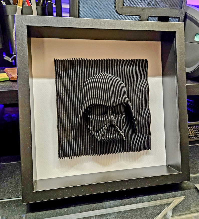 Darth Vader 3D Layered Art: Star Wars Sith Lord Decor - Etsy