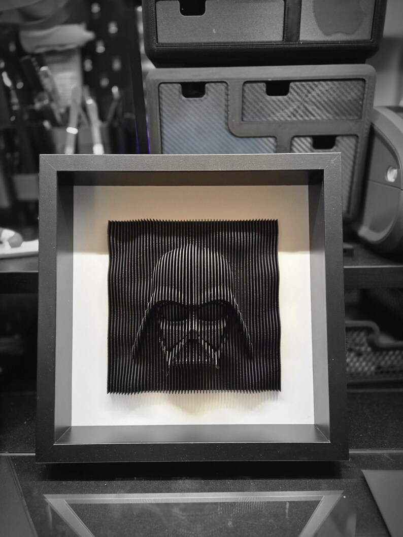 Darth Vader 3D Layered Art: Star Wars Sith Lord Decor - Etsy