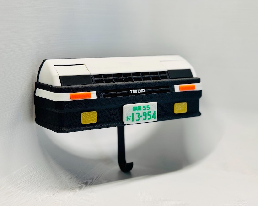 3D Printed AE86 Trueno Key Holder: Pop-up Headlights, JDM Car Accessory ...