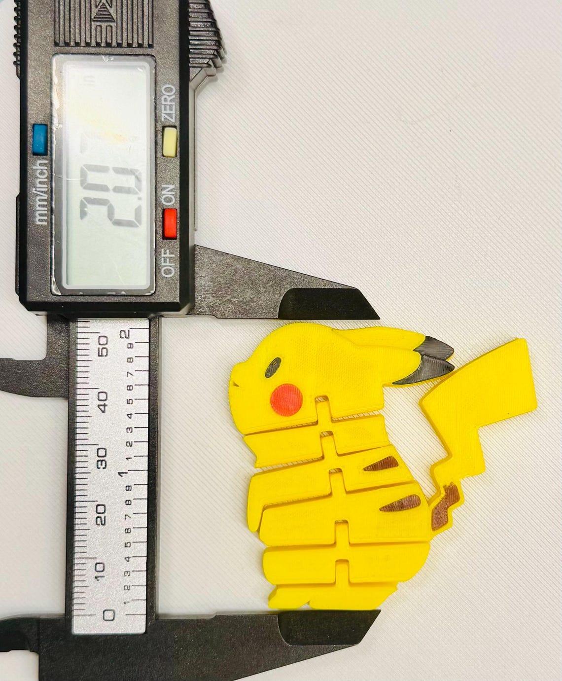 3D Printed Pikachu Fidget Toy Set of 3 – Articulated Flexible Pokémon ...