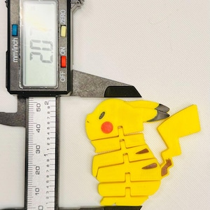 3D Printed Pikachu Fidget Toy Set of 3 – Articulated Flexible Pokémon ...