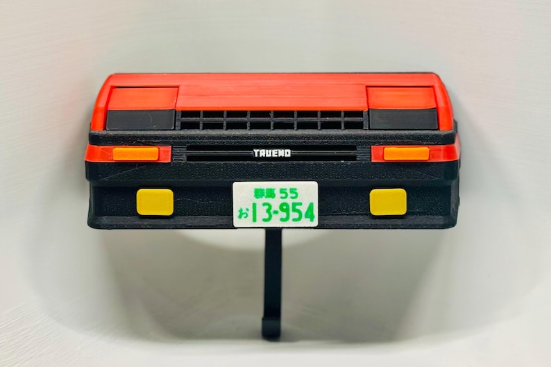 3D Printed AE86 Trueno Key Holder: Pop-up Headlights, JDM Car Accessory ...