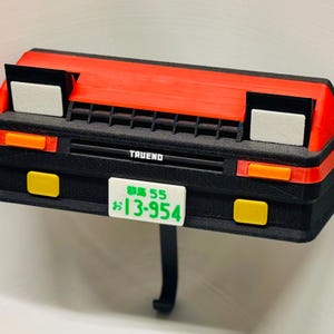 3D Printed AE86 Trueno Key Holder: Pop-up Headlights, JDM Car Accessory ...