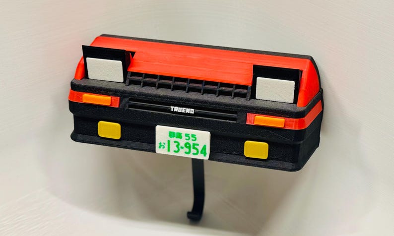 3D Printed AE86 Trueno Key Holder: Pop-up Headlights, JDM Car Accessory ...