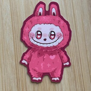 Labubu Inspired Vinyl Stickers - Etsy