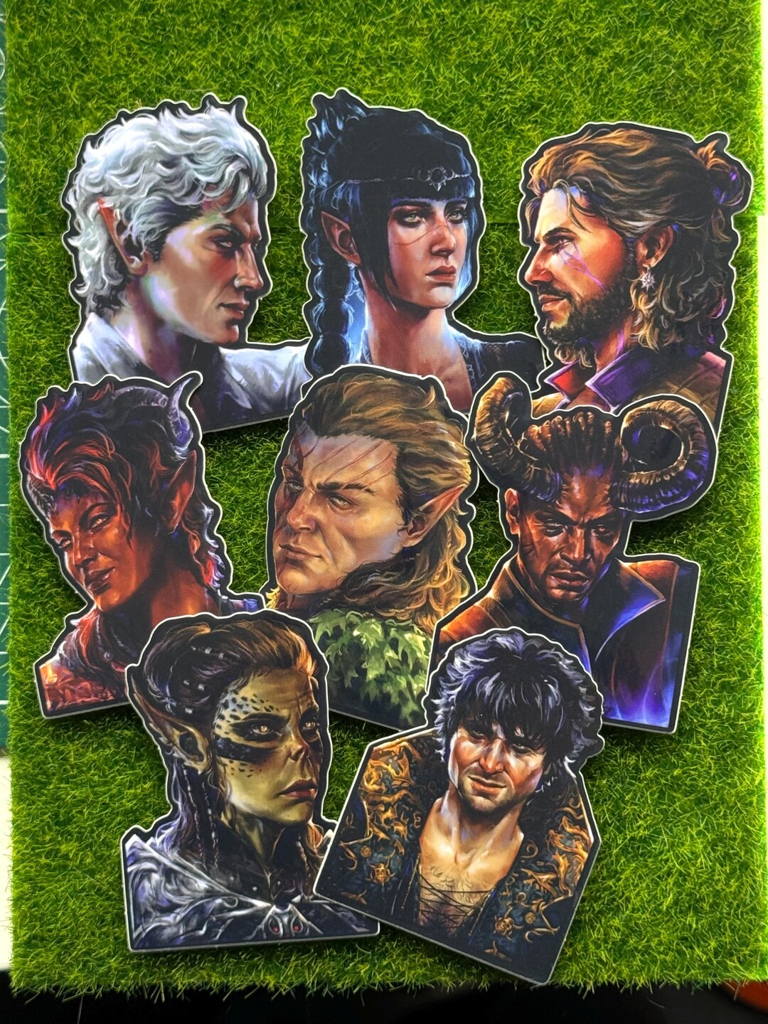 Baldur's Gate 3 Vinyl Stickers, Astarion, Gale, Shadowheart, Karlach ...