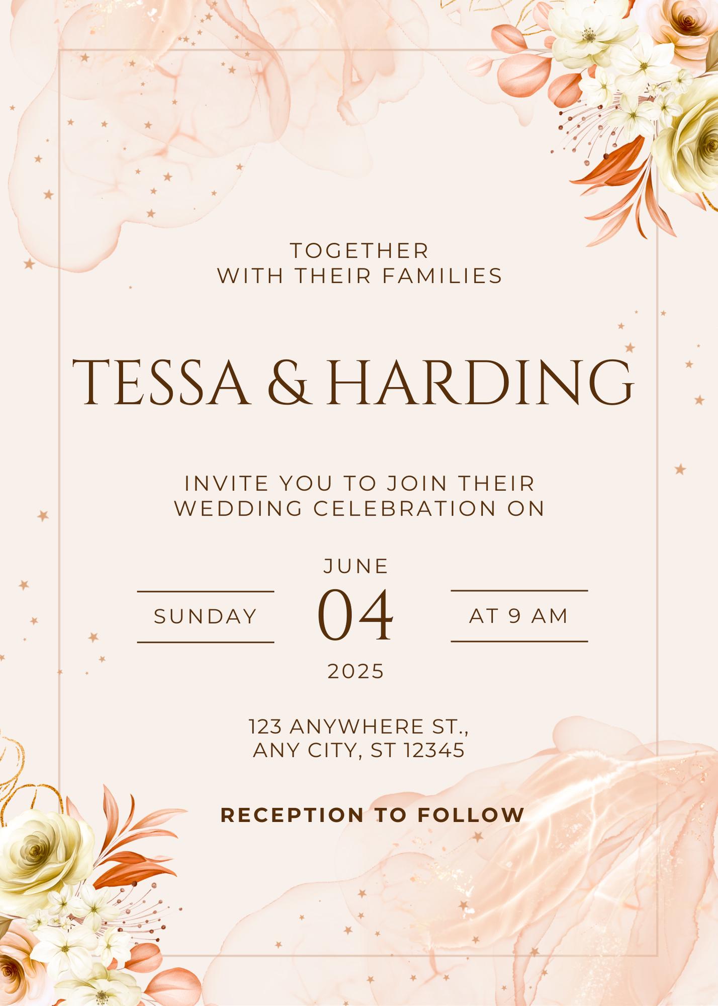 Modern Wedding Invitations, Stylish and Chic, Ideal for Weddings ...