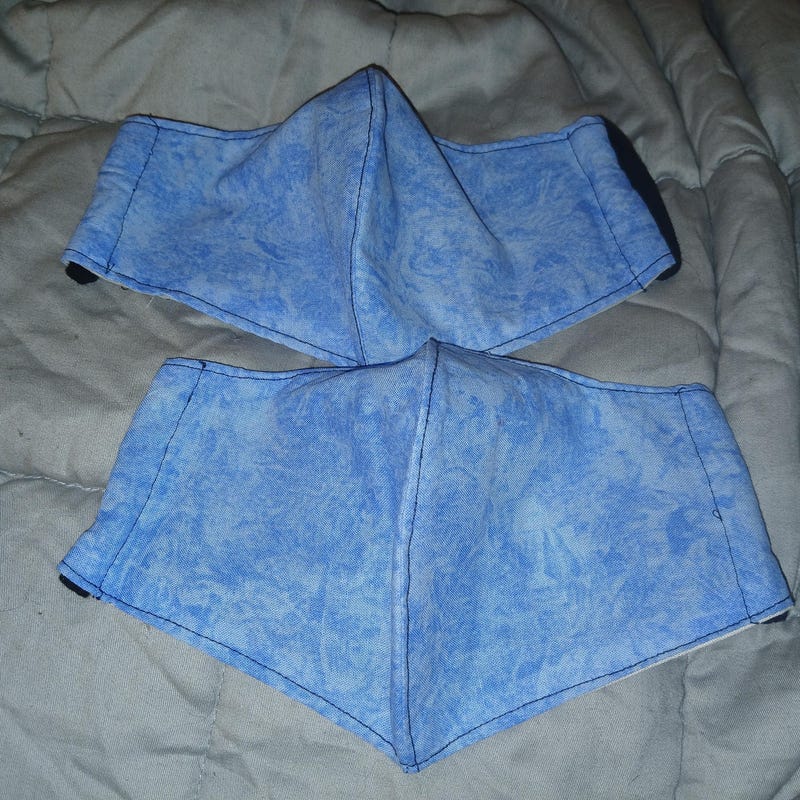 Denim Face Mask - Etsy