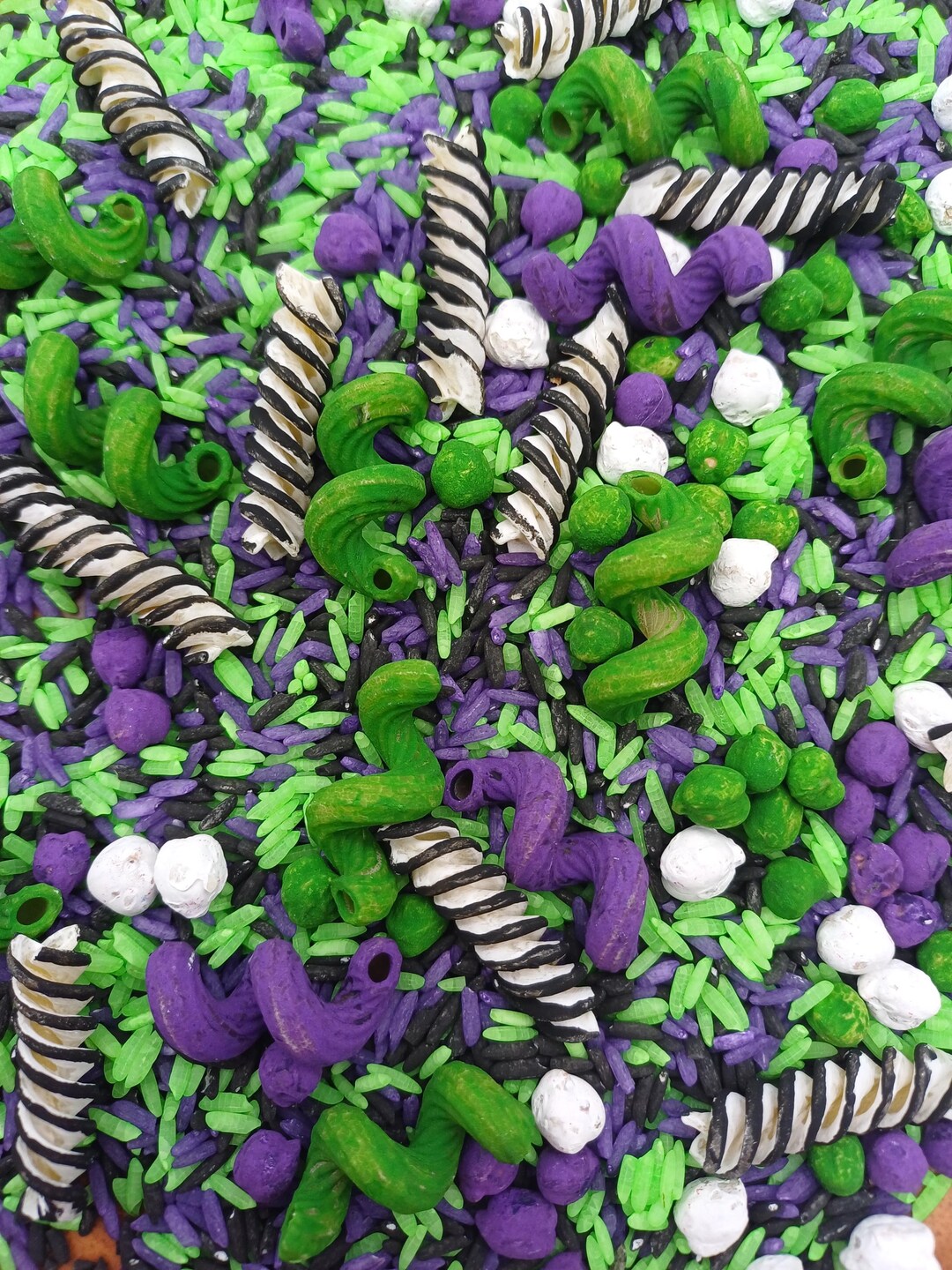 Beetlejuice Halloween Sensory Play Bespoke Hand Painted Sensory Filler ...