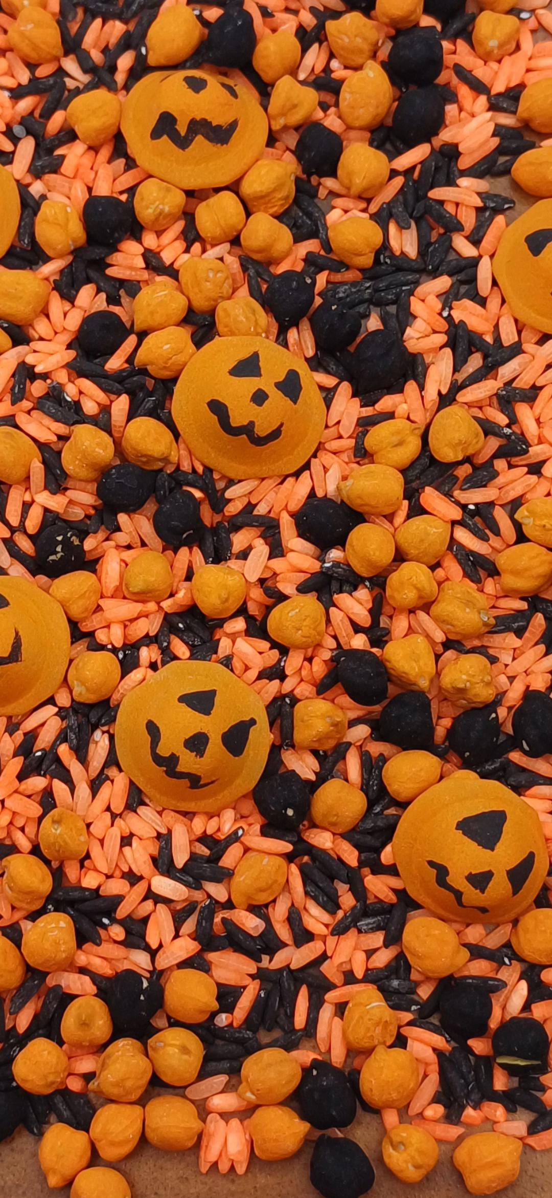 Halloween Sensory Bin Filler Pour and Play Flisat Spooky Pumpkin Tuff ...