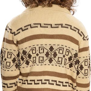 The Dude Cardigan: Big Lebowski Inspired Retro Knit Sweater - Etsy