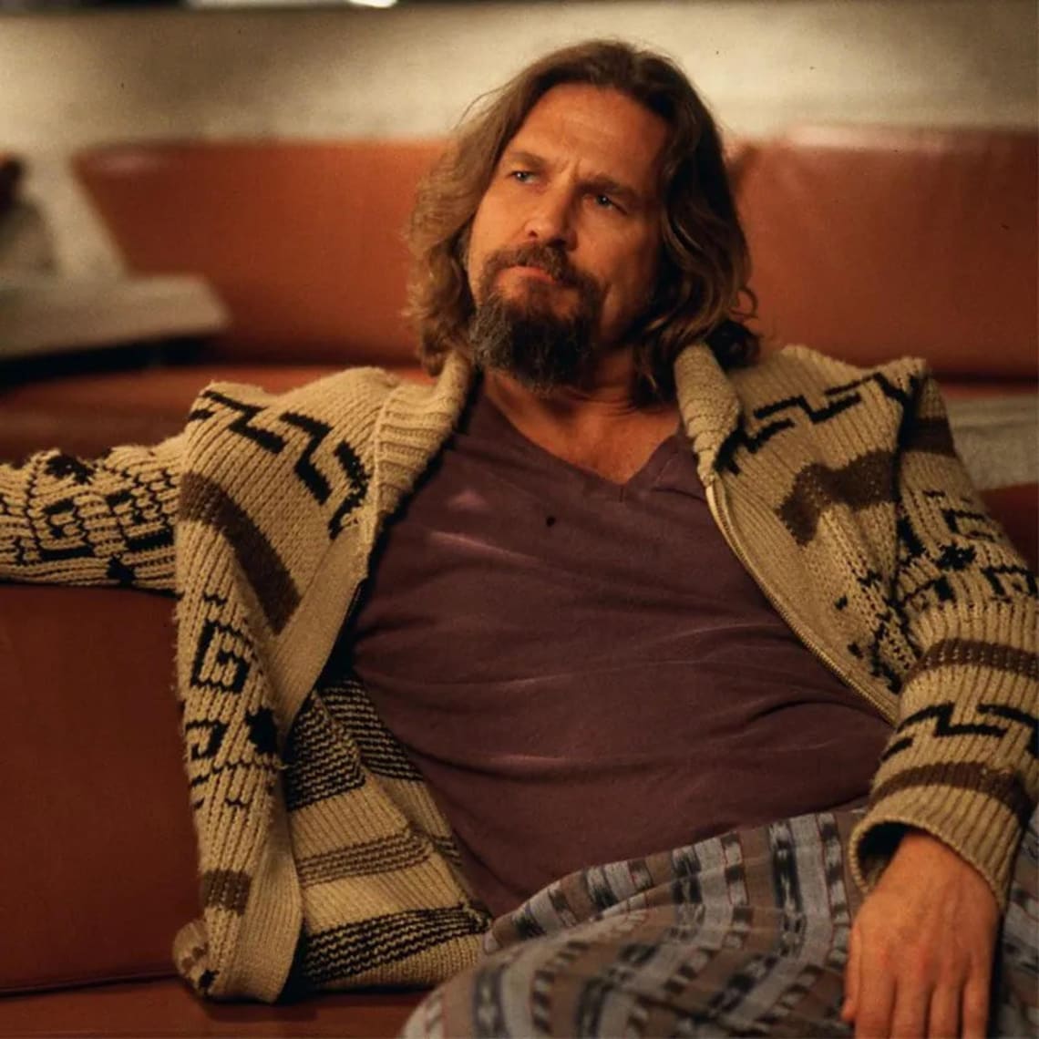 The Dude Cardigan Sweater, Big Lebowski Sweater, Retro Knit Sweater ...