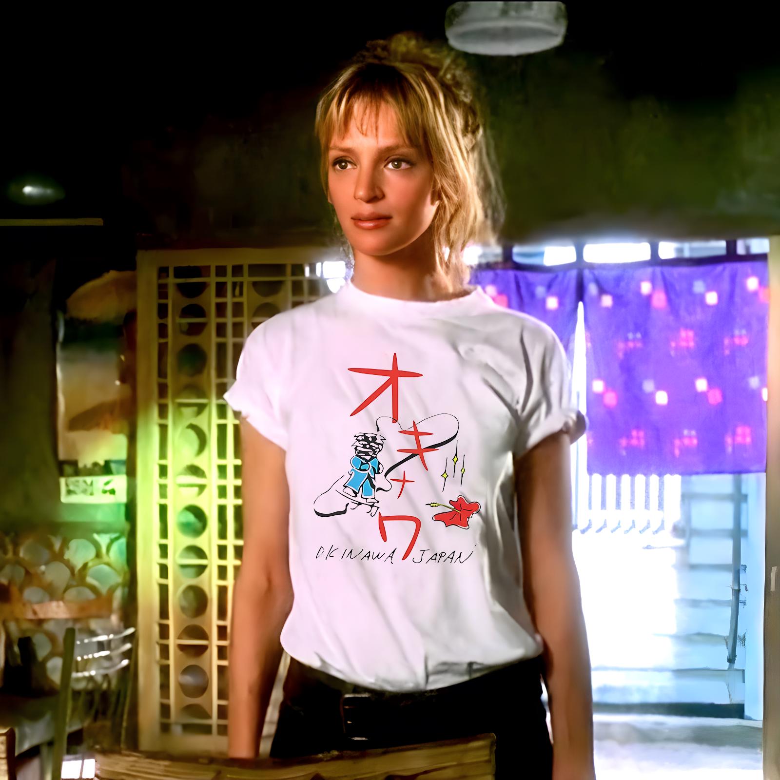 Kill Bill Beatrix Kiddo T-shirt, Uma Thurman Okinawa Shirt, Tarantino ...