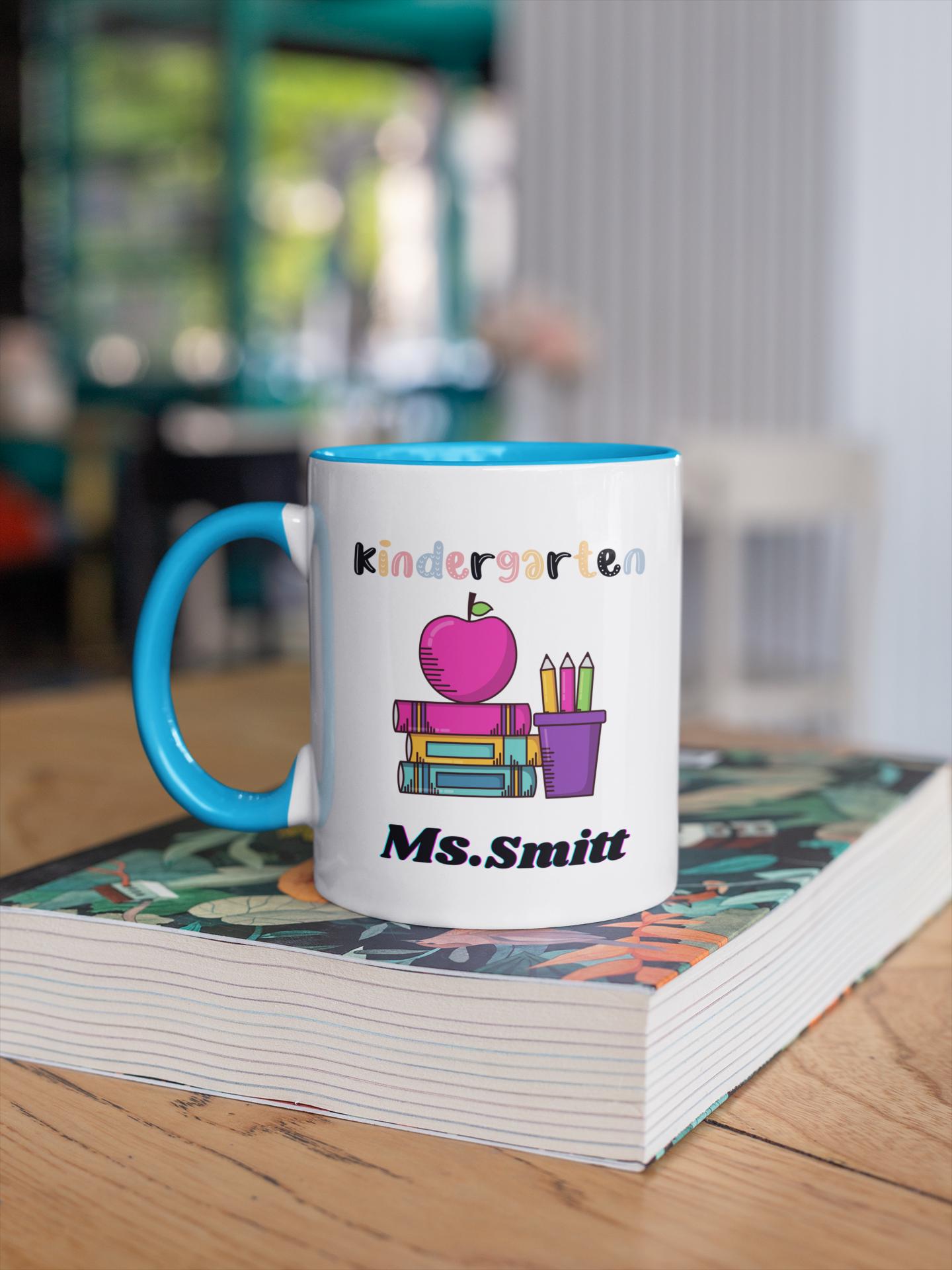 Personalized Mug for Teacher, Office Desk Decor, Teacher Appreciation ...