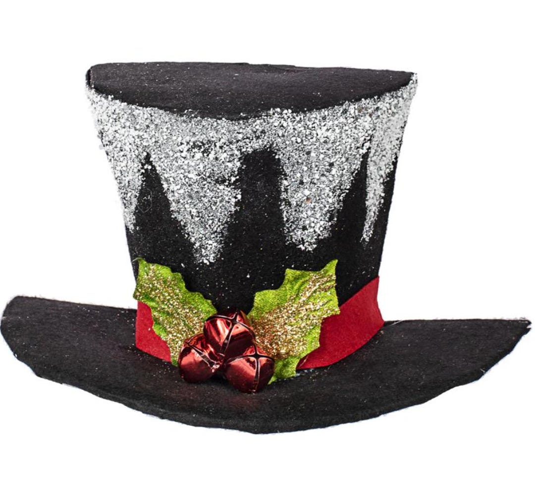 10 Snow Covered Felt Snowman Half-a-hat - Etsy