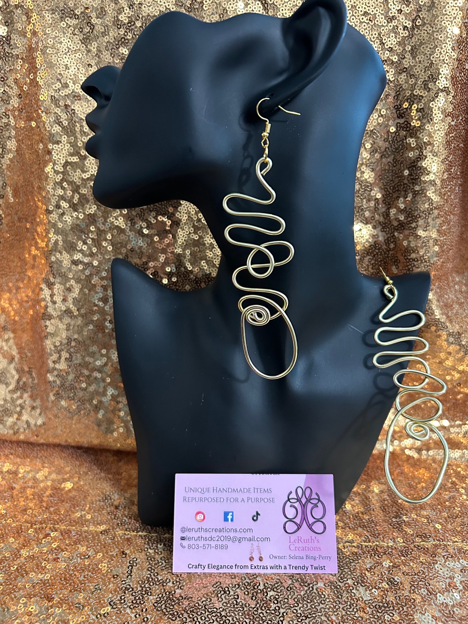 Free Hand Twisted Wire Earrings - Etsy