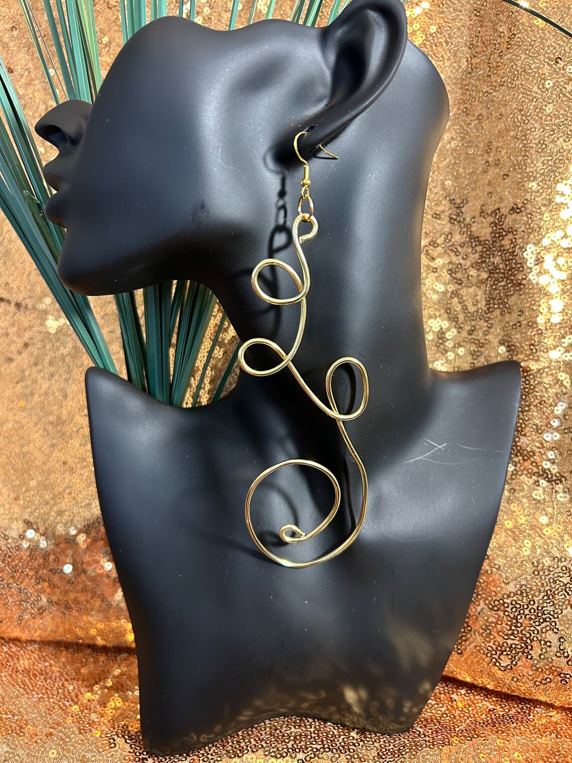 Free Hand Twisted Wire Earrings - Etsy