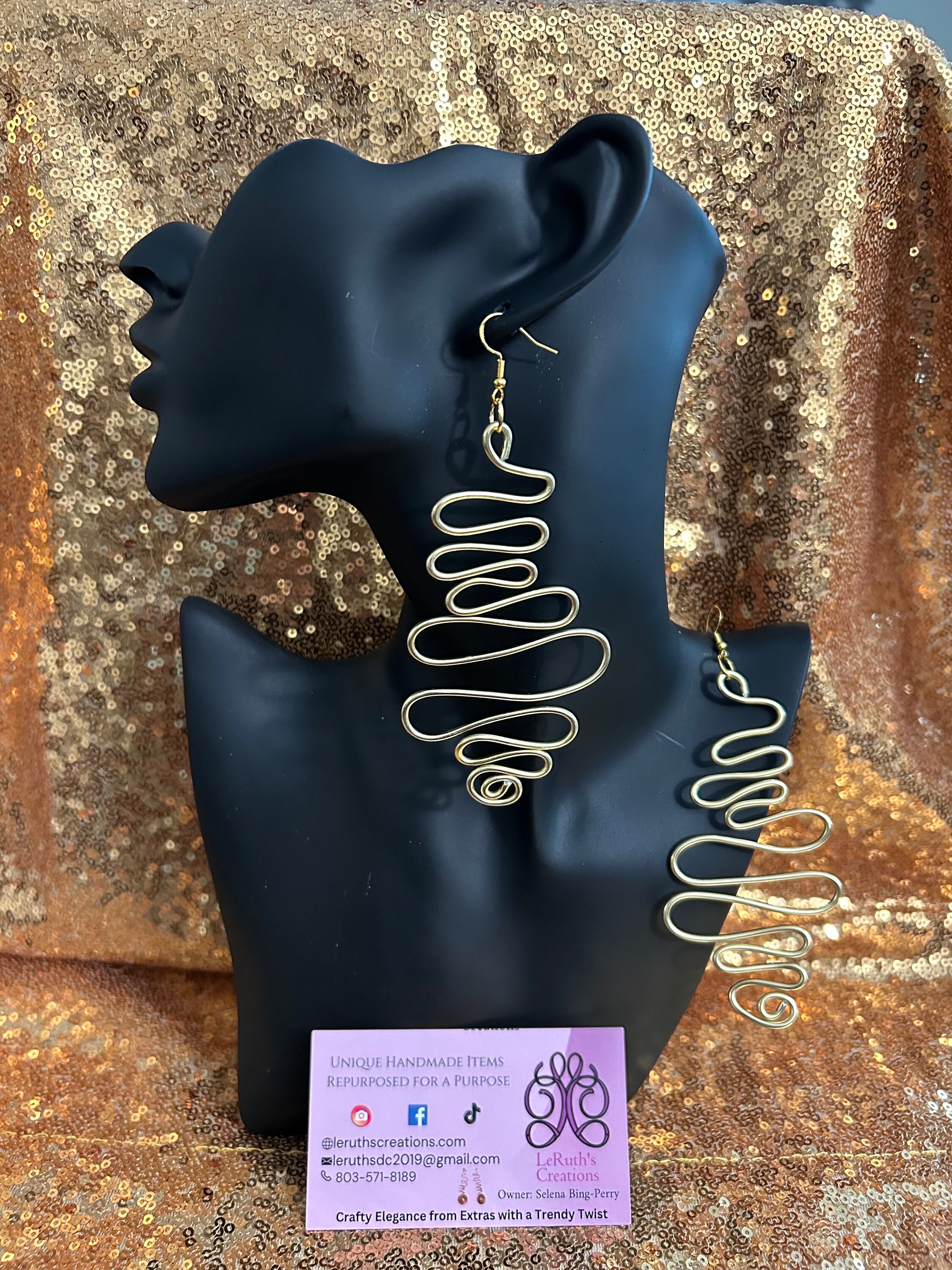 Free Hand Twisted Wire Earrings - Etsy