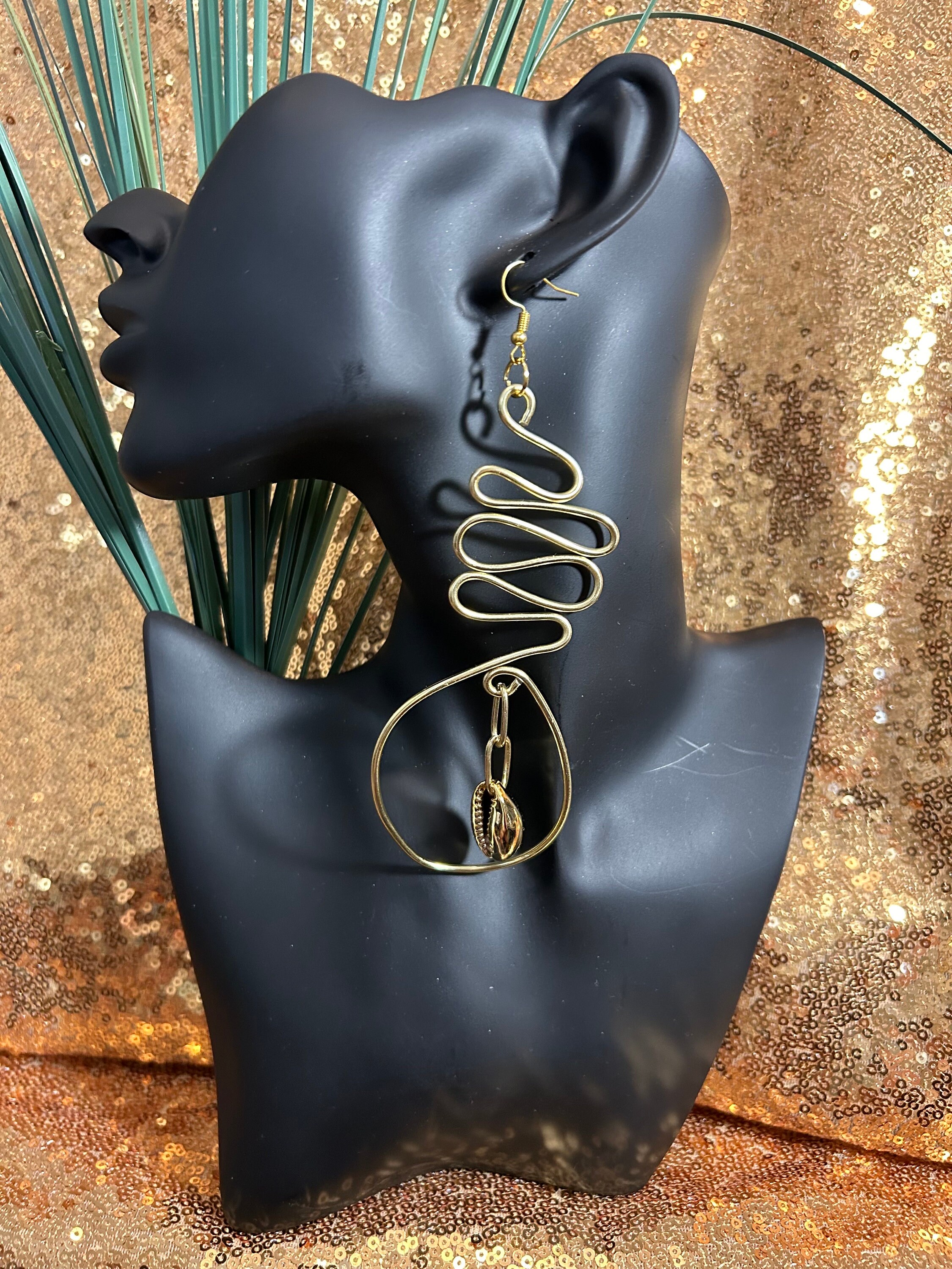 Free Hand Twisted Wire Earrings - Etsy