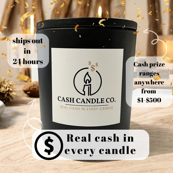 Money Candle With Money Inside - Etsy