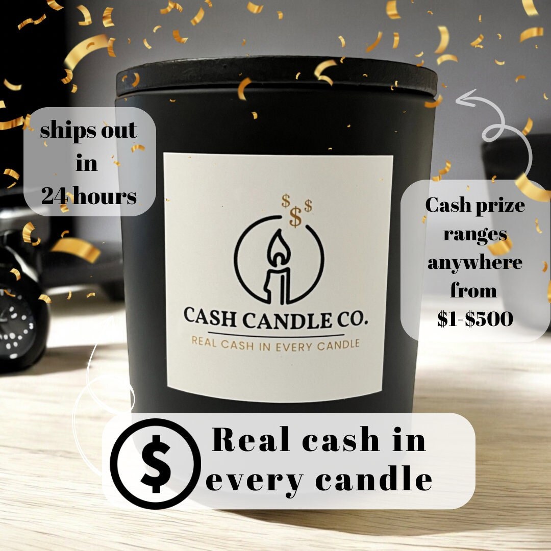 Volcano Scent Candle, Candle With Prizes, Candle With Cash, Real Cash ...