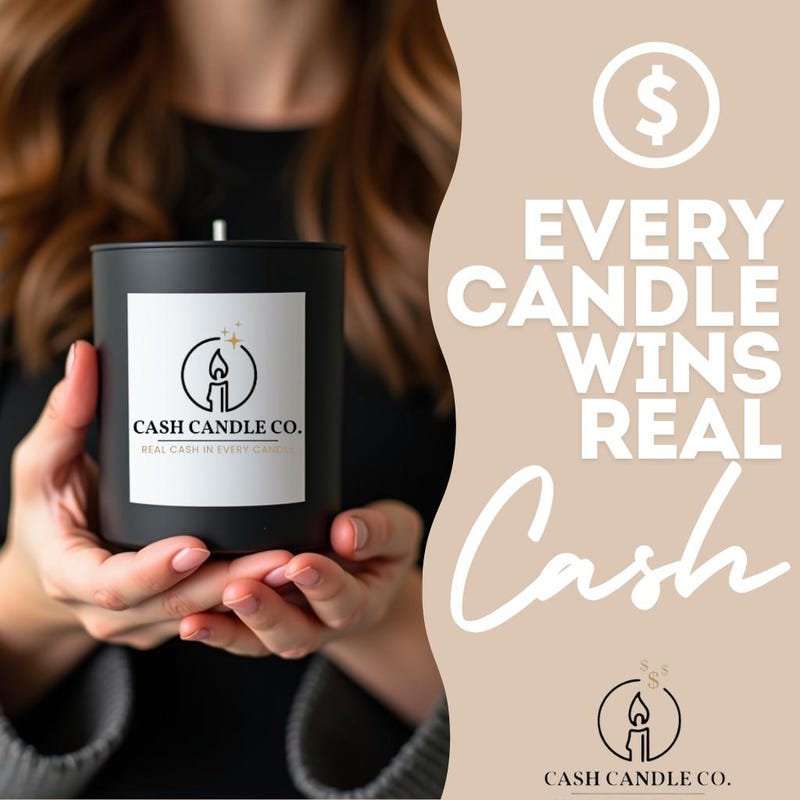 Money Candle With Money Inside - Etsy