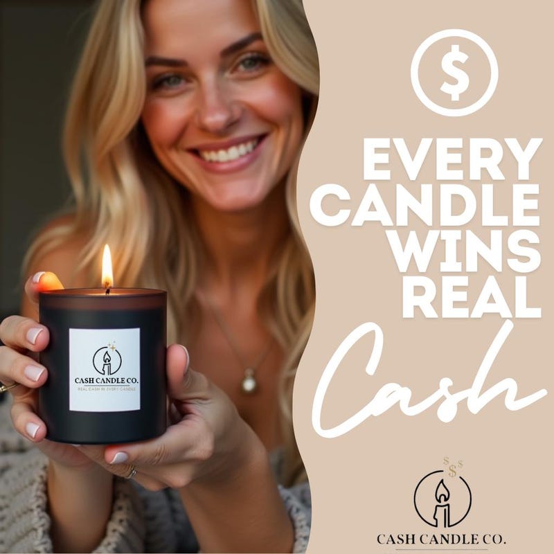 Money Candle With Money Inside - Etsy