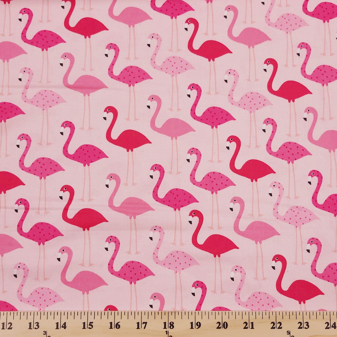 Fat Quarter Urban Zoologie Flamingos Robert Kaufman Fabric AAK-14719-10 ...