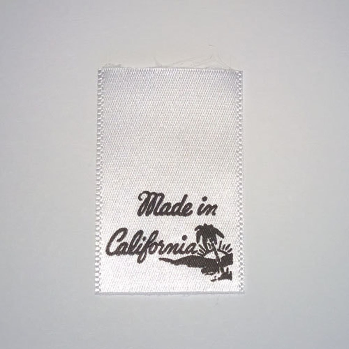 Made in California Satin Care Labels (package of 50) Number 213 - Etsy