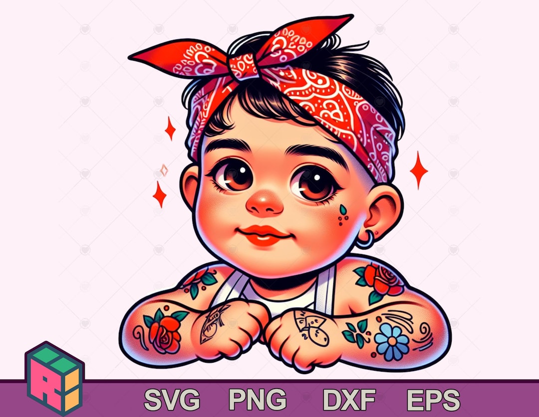 Baby Cholo Chola SVG Png, Chola Valentine Design, Spanish Boy Valentine ...