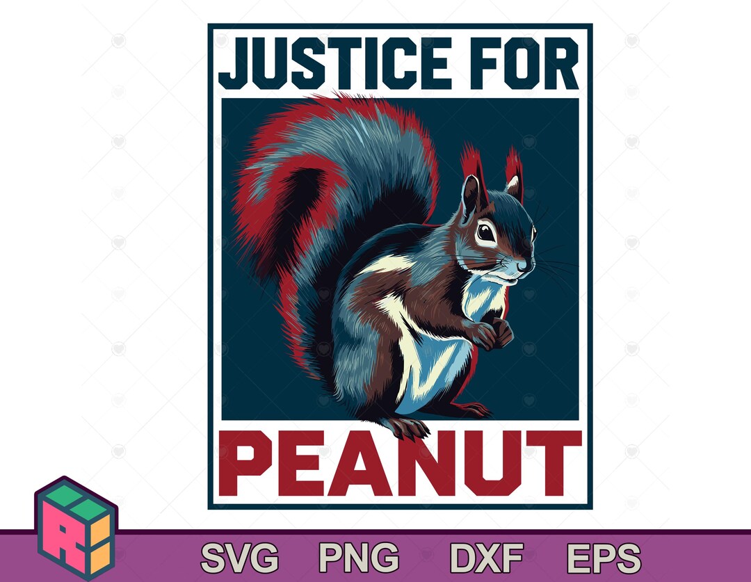 Digital Peanut Squirrel, Justice for Peanut Png, Maga Squirrel ...