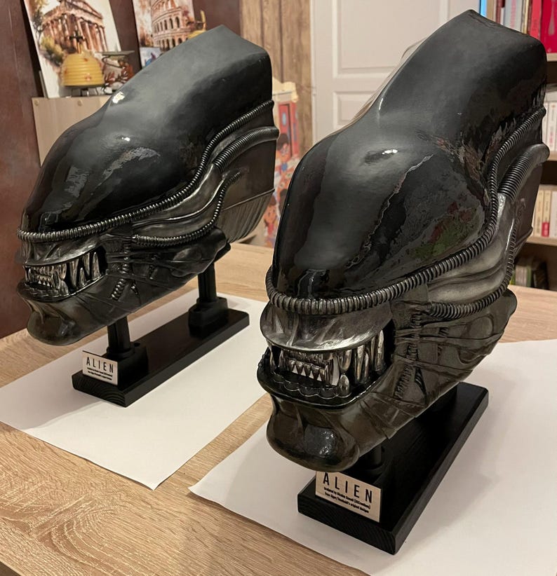 Alien « big Chap » Head/bust - 1:1 Scale Replica (life Size) - Etsy