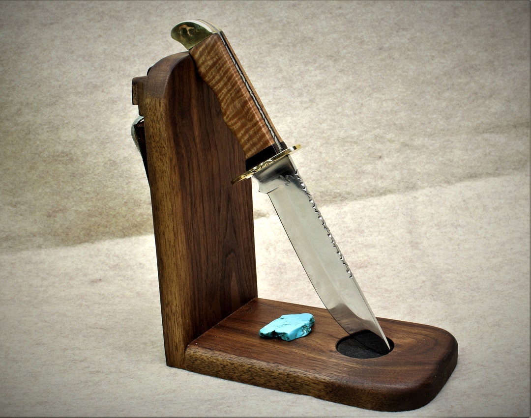 Satinwood Bowie Presentation Knife - Etsy