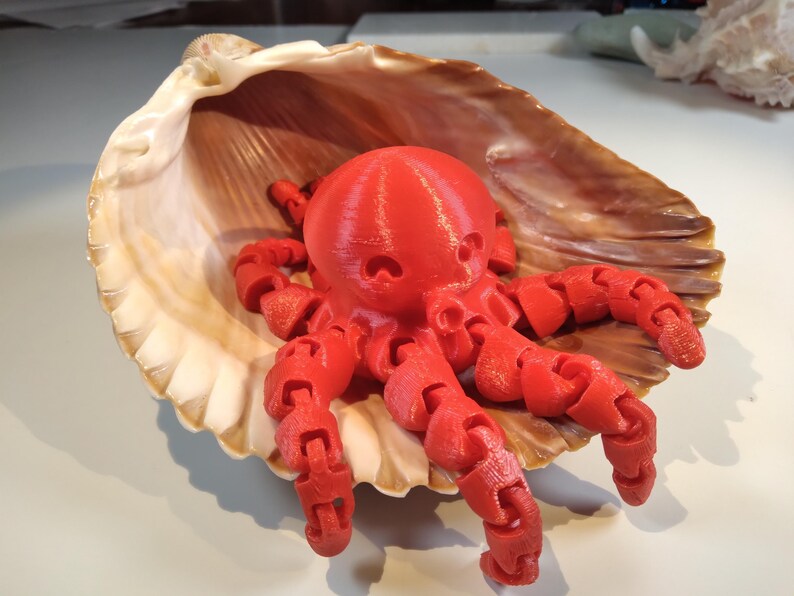 3d Printed Octopus - Etsy