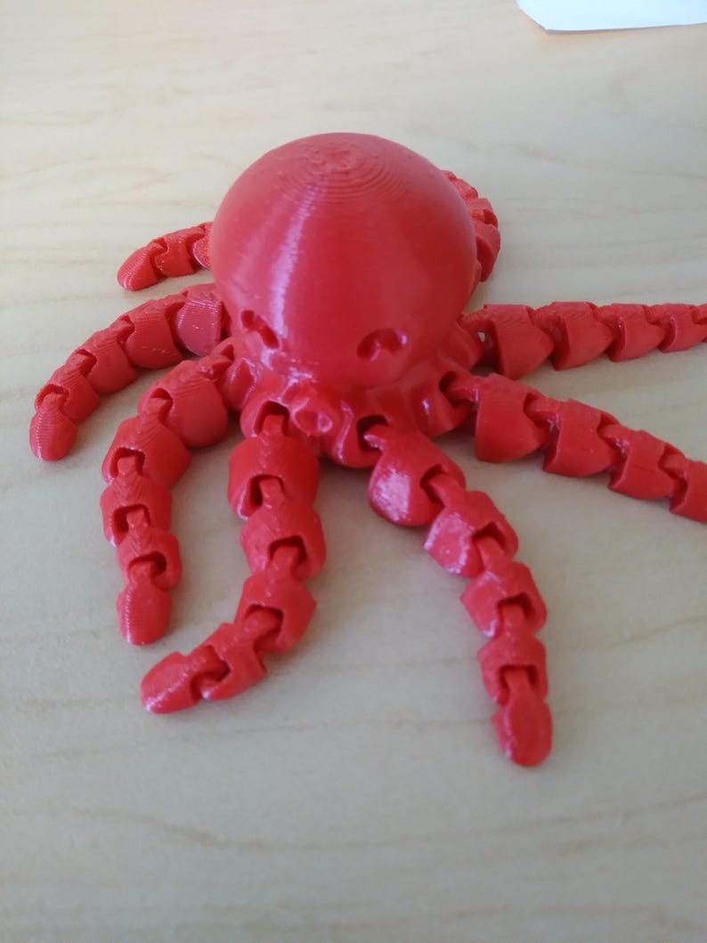 3d Printed Octopus - Etsy