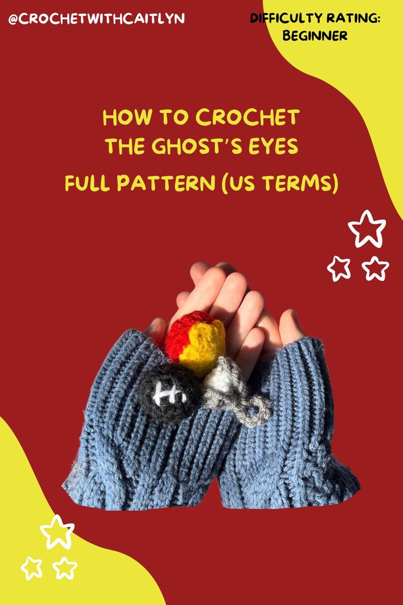 Coraline Inspired 'ghost Eyes' Crochet Pattern - Etsy