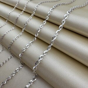 Anchor Shiny Chain, 925 Sterling Silver Chain, Elegant Chain Necklace ...