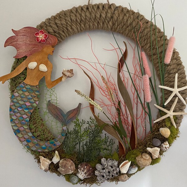 Mermaid Wreath - Etsy