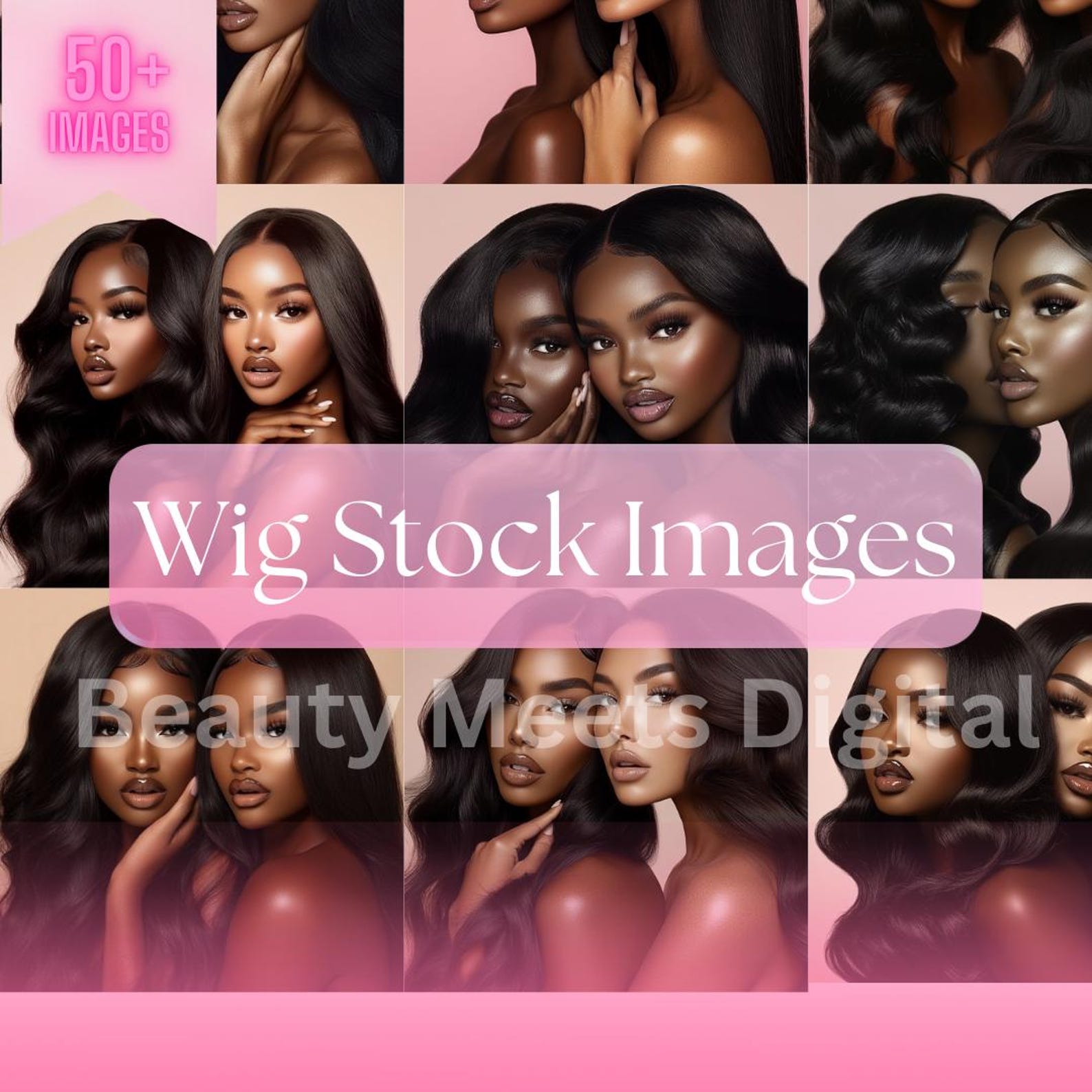 Wig Stock Images Glam Wig Stock Images Social Media Stock Images - Etsy