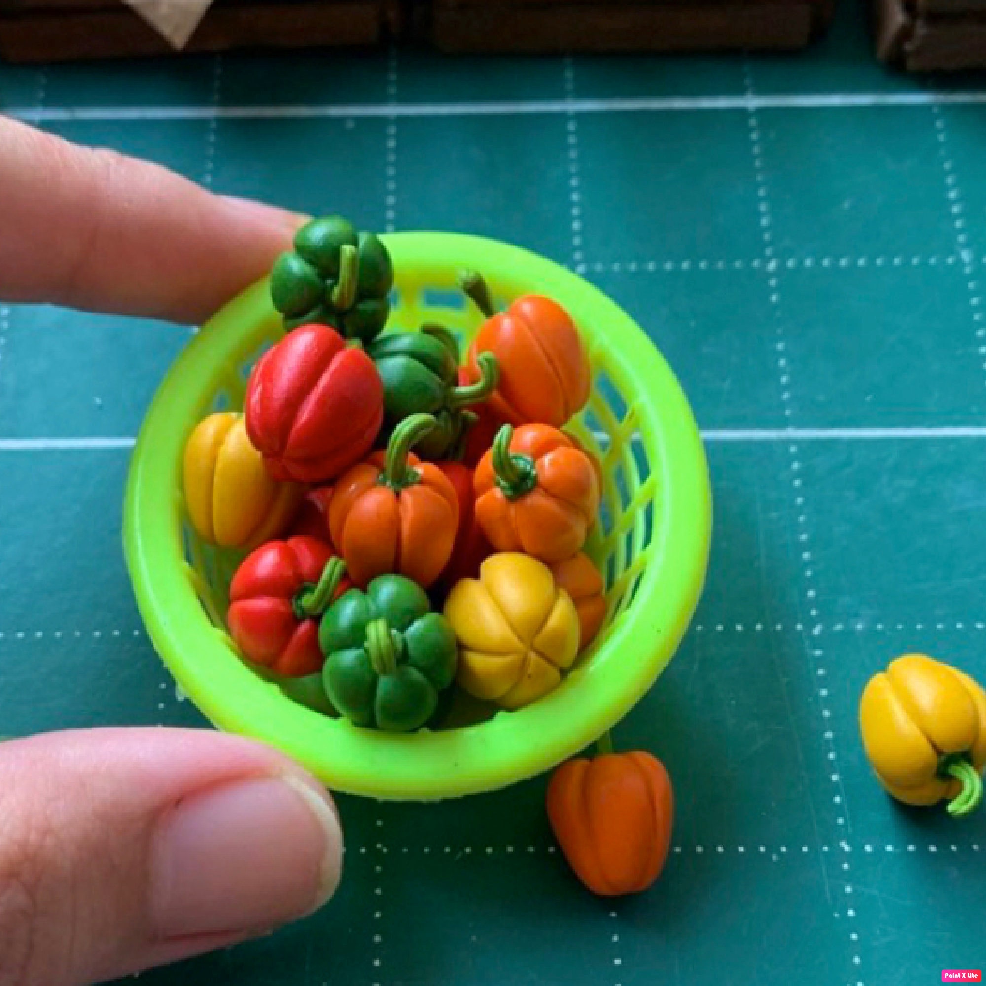 Miniature Chilli Fruits , Miniature Bake, Miniature Dollhouse, Clay ...